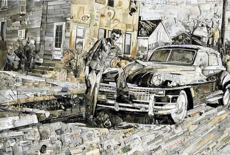 Incredible Photo Collages Made Of Hundreds Of Vintage Photographs ...