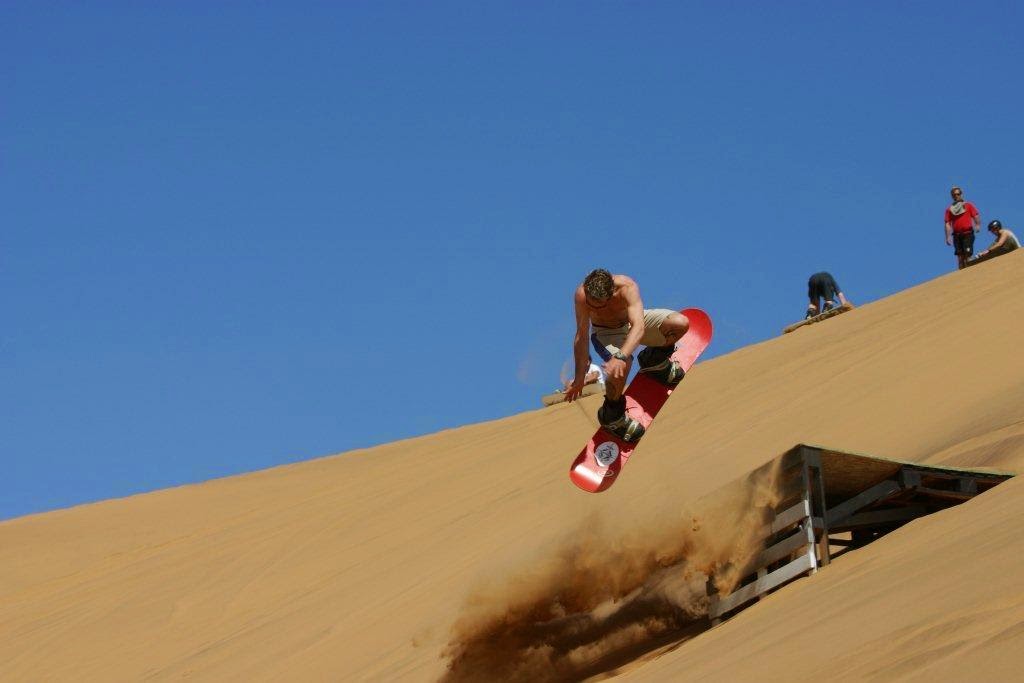 News from Southern Africa & Namibia: Namibia, Swakopmund: sandboarding ...