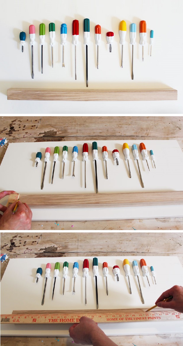 studio34E: Diy καλόγερος από κατσαβίδια -- Diy screwdriver rack