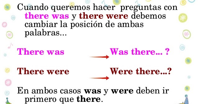 Blog de Ingles : Estructura de "Was/Were"