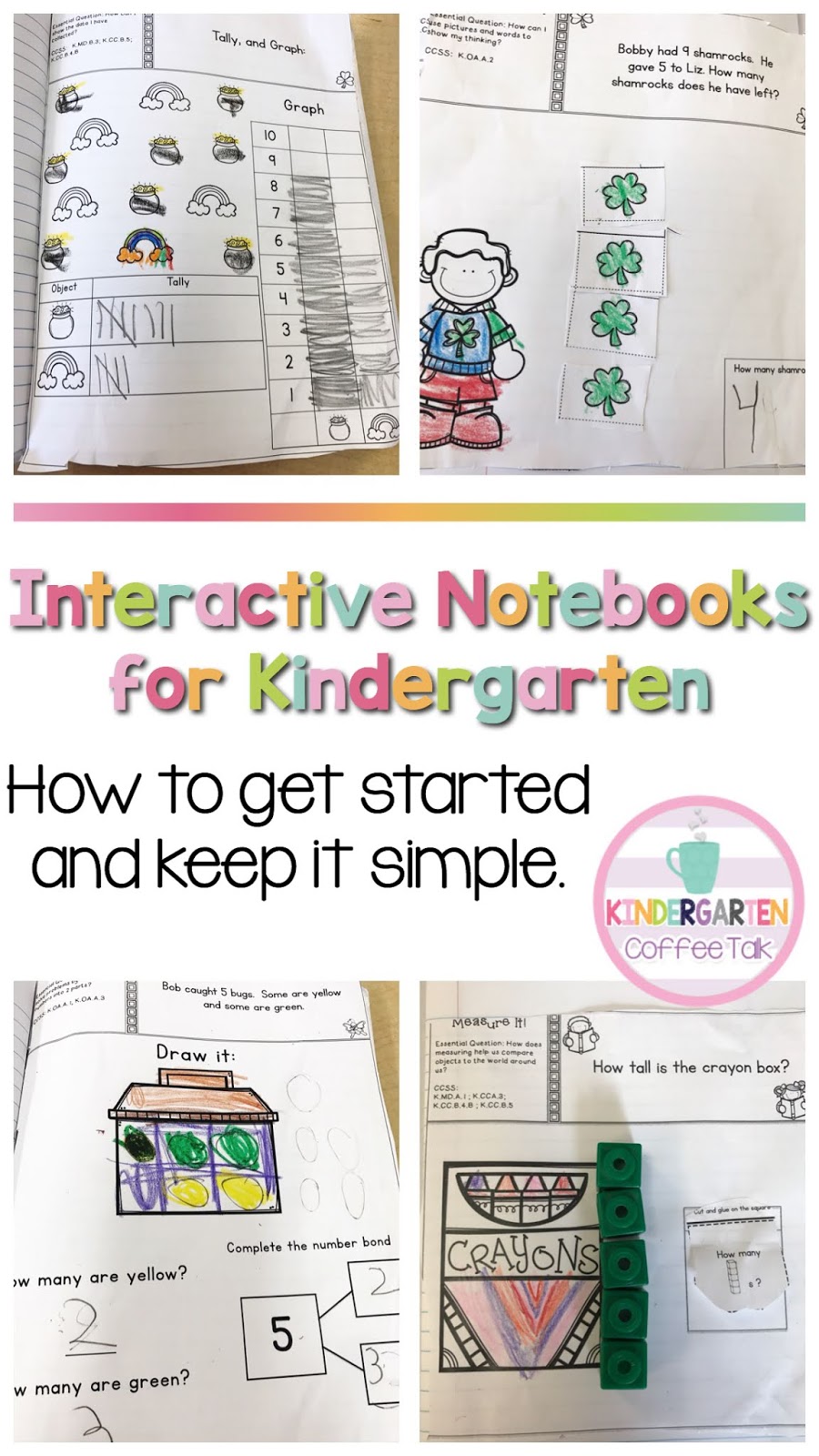 Kindergarten Coffee Talk: Math Interactive Notebooks in Kindergarten ...