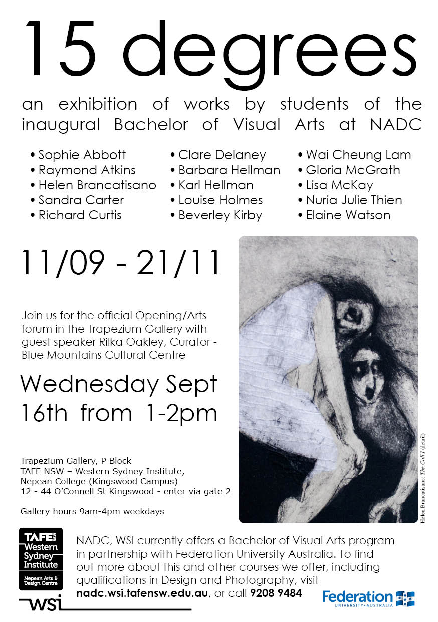 Fine Art at Nepean Arts and Design Centre: 2015