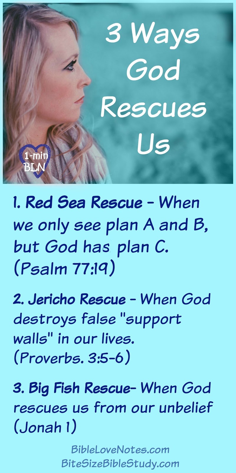 Bite Size Bible Study: 3 Ways God Rescues Us
