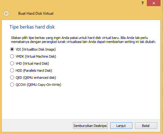 Virtualisasi Ubuntu Desktop pada Virtual Box versi 4.3.26