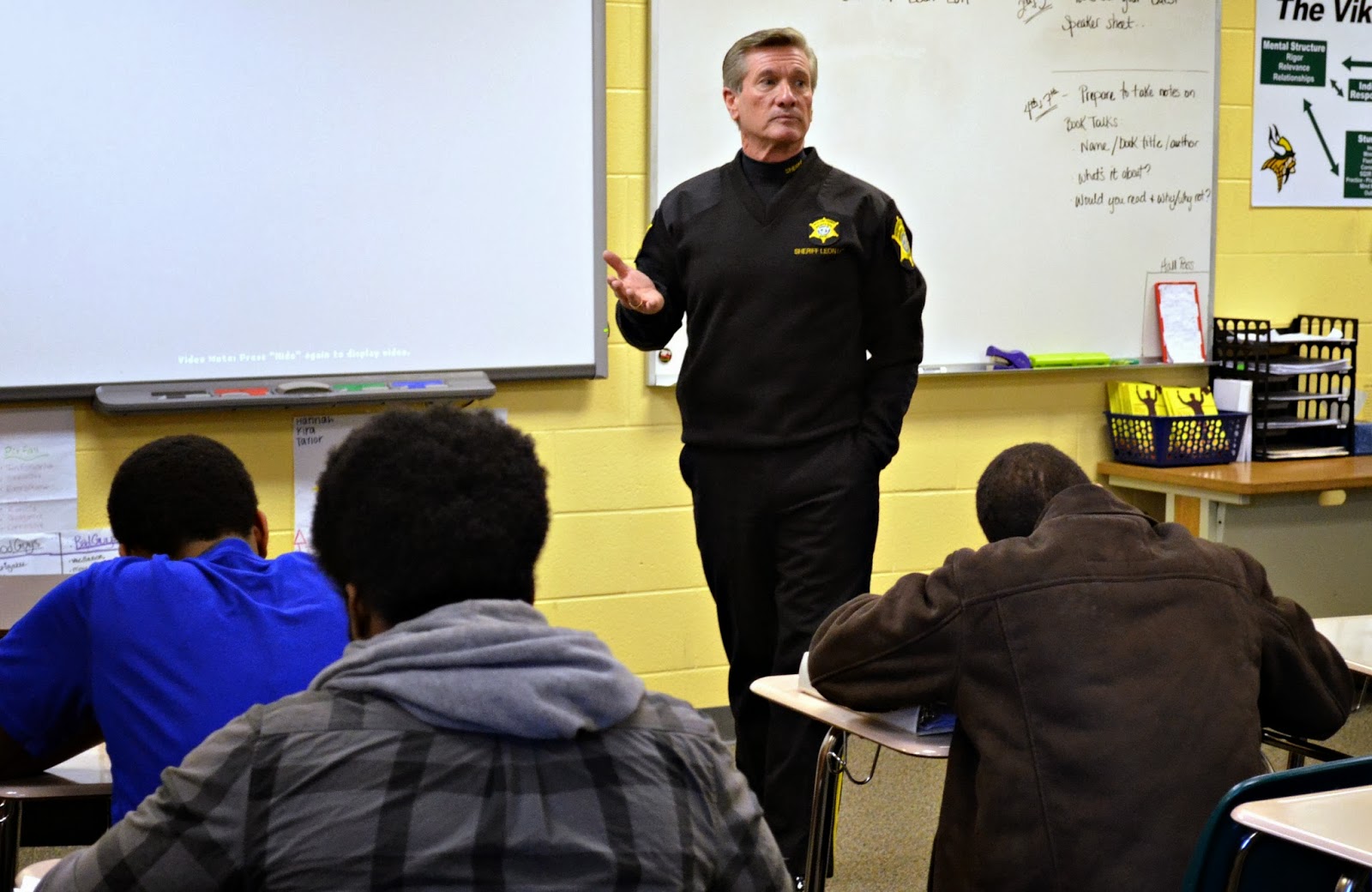 Viking Update: Sheriff Leon Lott Visits Spring Valley