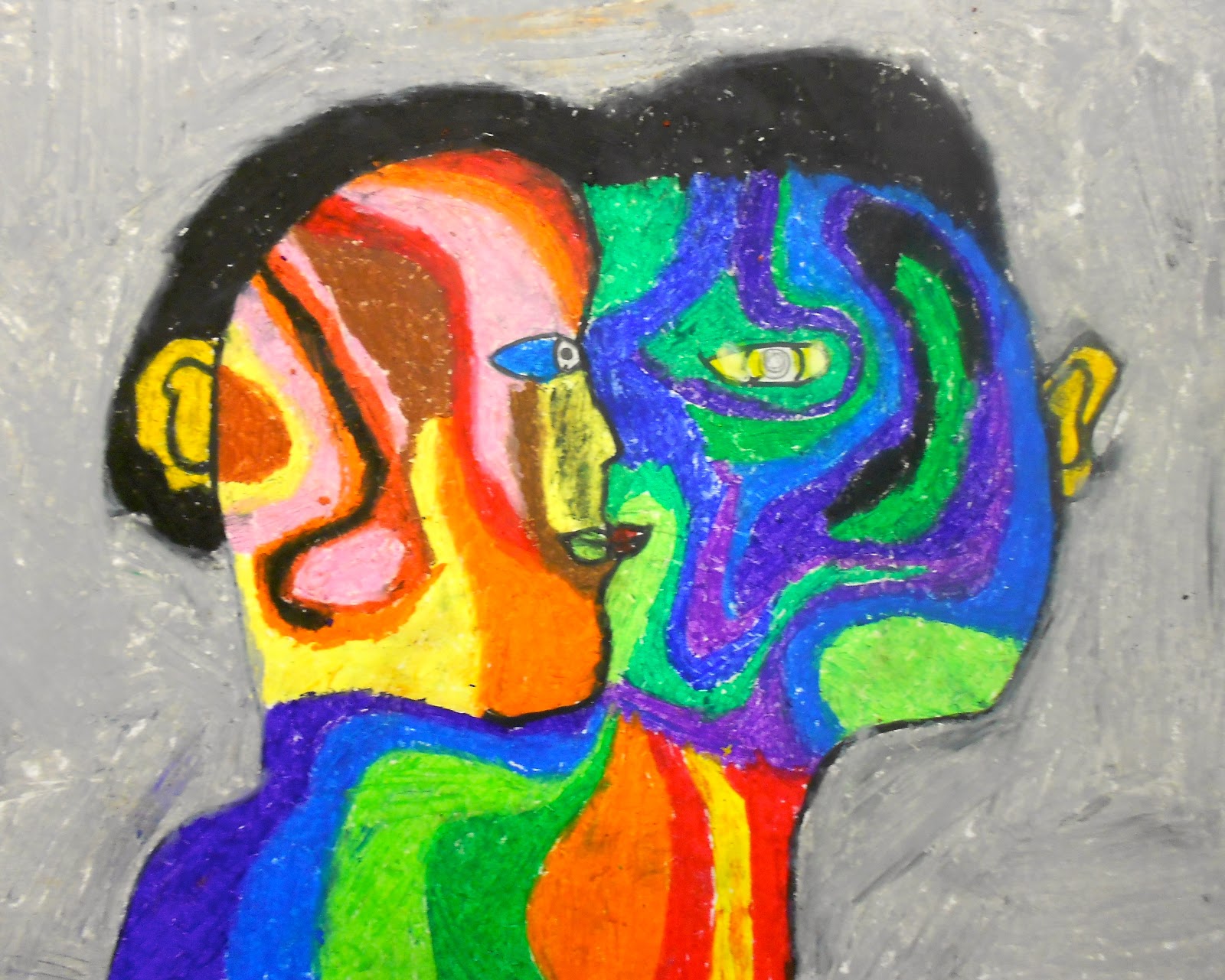 Art. Eat. Tie Dye. Repeat.: 5th Grade Picasso Cubism Portraits