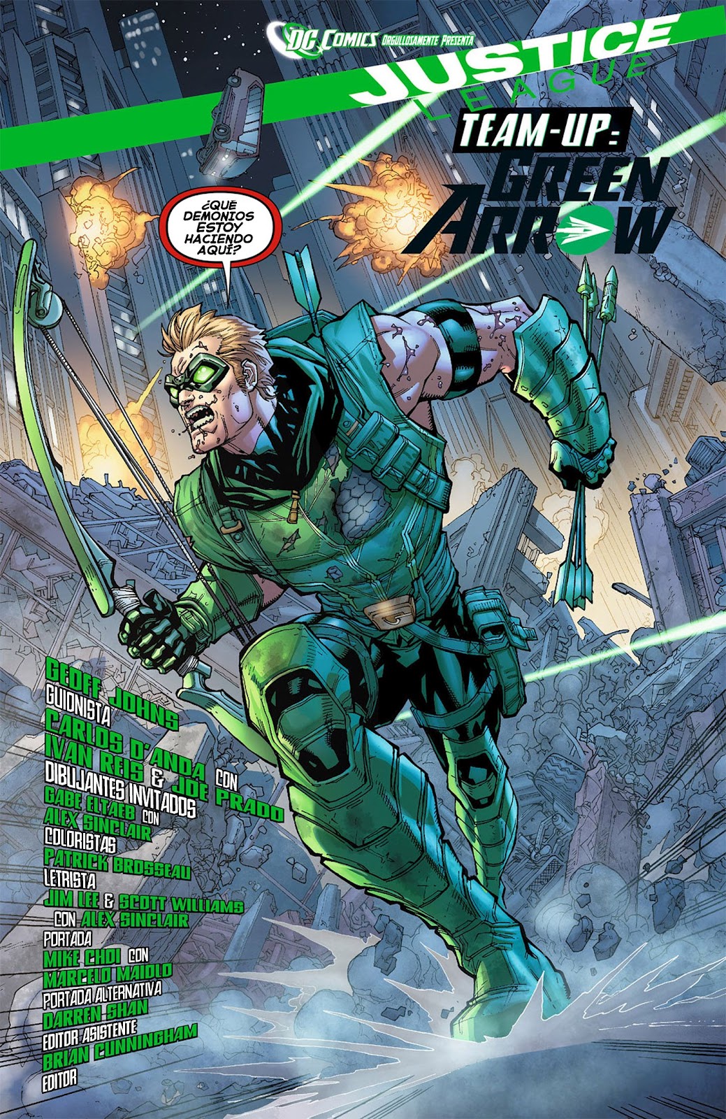 COMIC BOOK FAN AND LOVER: JUSTICE LEAGUE: TEAM-UP GREEN ARROW – DC COMICS