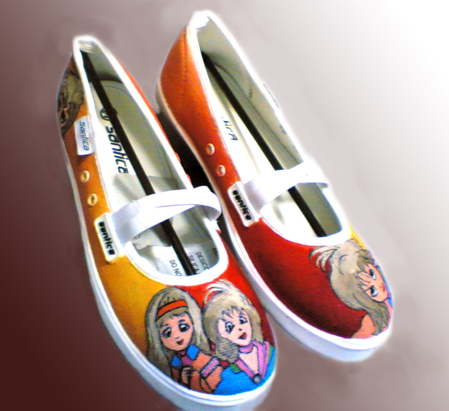 Sepatu Lukis jean 223 Cewek Rp 125 000