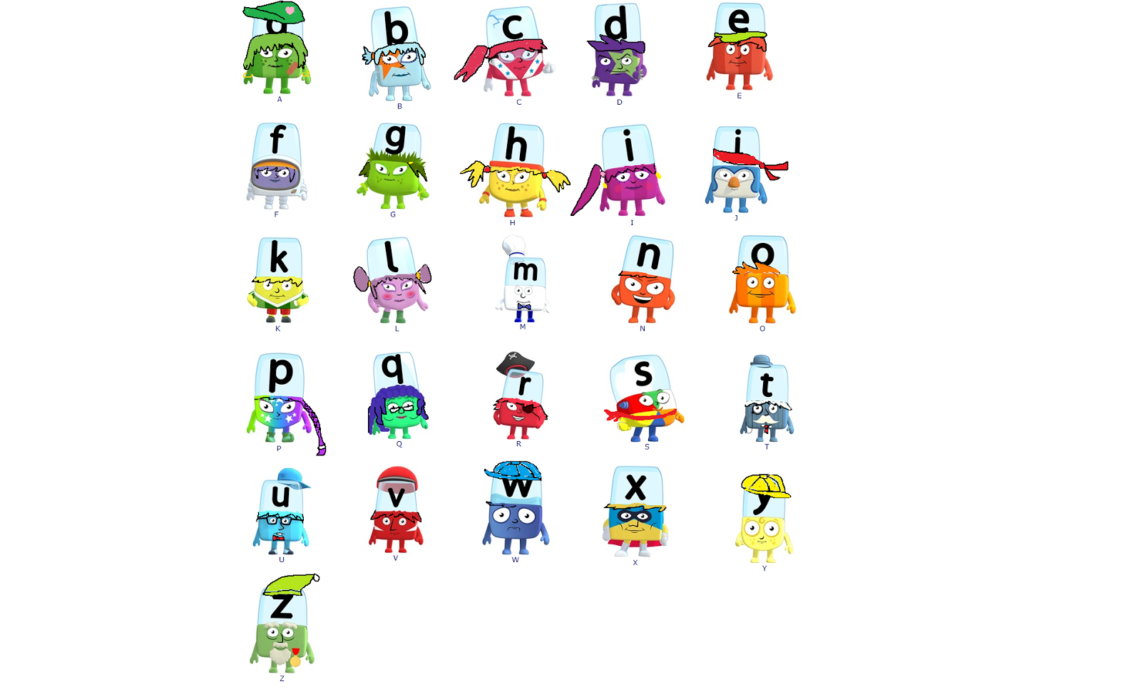 Redesigned Alphablocks | 홈스쿨, 교육, 영어