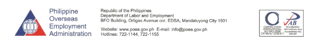 Beware of jobs ads using fake POEA FB