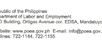 Beware of jobs ads using fake POEA FB