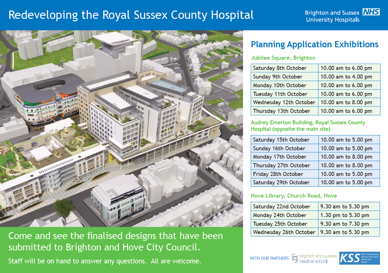 #Brighton Bits: RSCH Planning Exhibitions