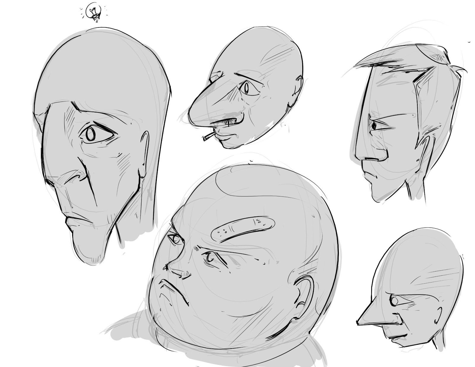 annas art and design blog: Rough Character Doodles