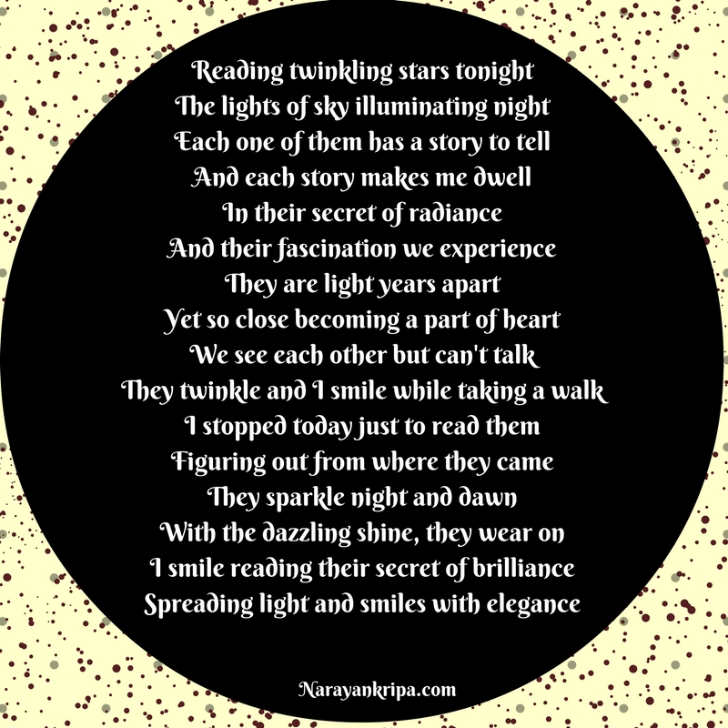 Personification Poems About Stars