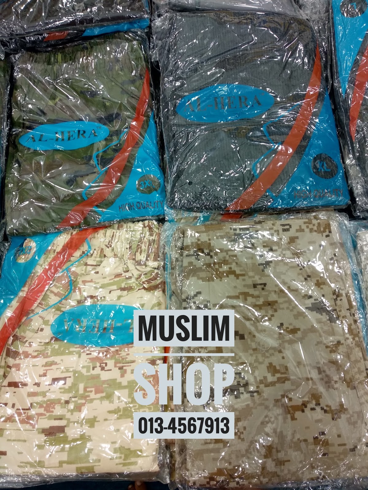 Muslim Shop: Seluar Corak Celoreng dan Getah Bawah