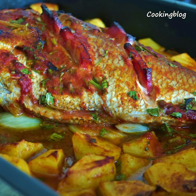 Cooking Books: Pargo no forno | Roasted snapper