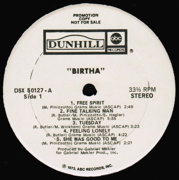 johnkatsmc5: Birtha “Birtha” 1972 US Hard/Funk Rock