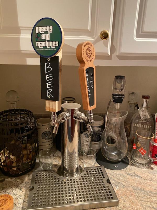 DIY Branded Wooden Tap Handle | Greens and Machines