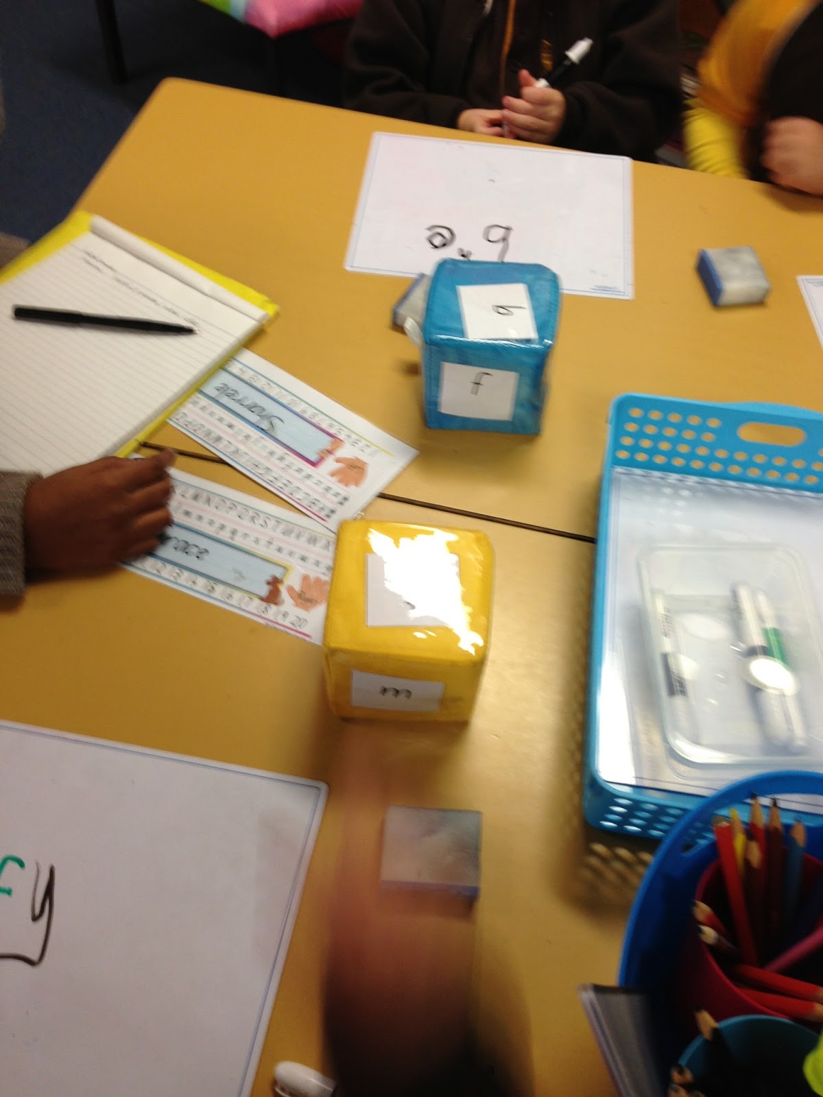Teachable Moments: Literacy Stations in action!