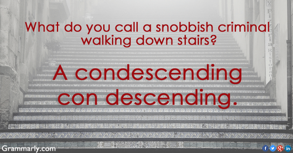 Caveman English: Puns