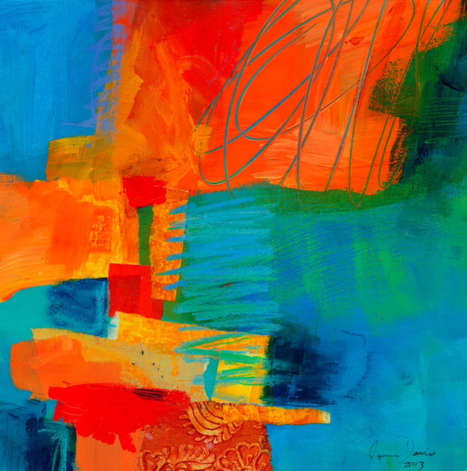 Pintura Moderna y Fotografía Artística : Pintura Abstracta Moderna ...