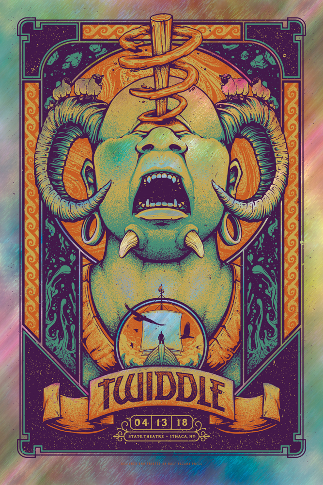 INSIDE THE ROCK POSTER FRAME BLOG: Half Hazard Press Twiddle Posters ...