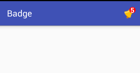 Notification count Badge Example in Android