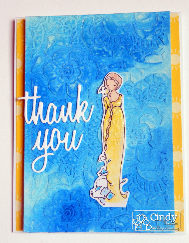 In Love with PAPER!!: Mixed Media TY card