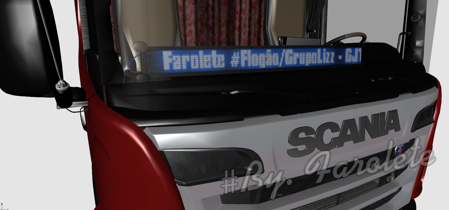 MODS EURO TRUCK 2: letreiro digital by. farolete (z3d) MODS EURO TRUCK 2: letreiro digital by. farolete (z3d)