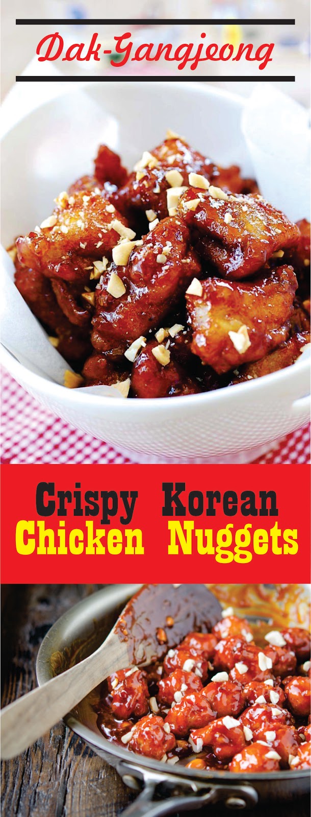 How to make crispy Korean chicken nuggets, Dak-gangjeong - Yummy Recipe ...