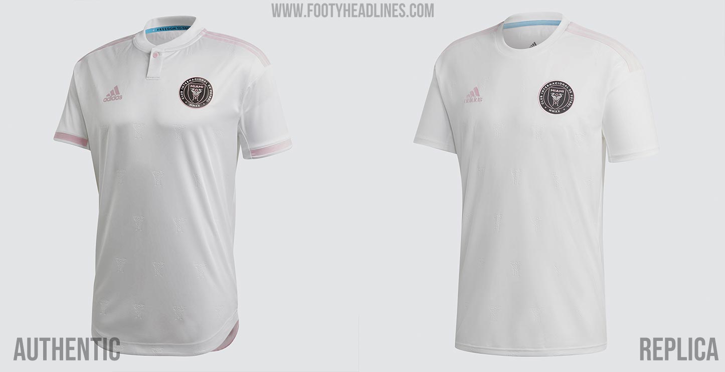 Replica Lacks Important Elements - Adidas Inter Miami 2020 Home Kit ...