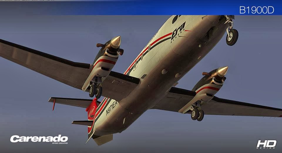 AirDailyX: Carenado B1900D New Exterior shots