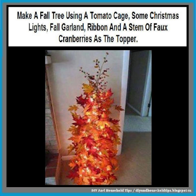 DIY And Household Tips: DIY Autumn / Fall Tree