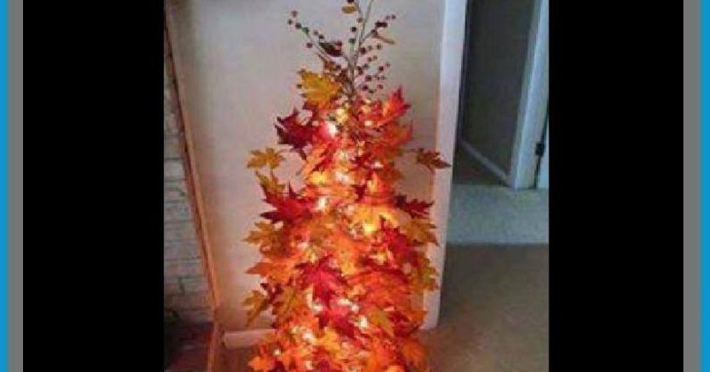 DIY And Household Tips: DIY Autumn / Fall Tree