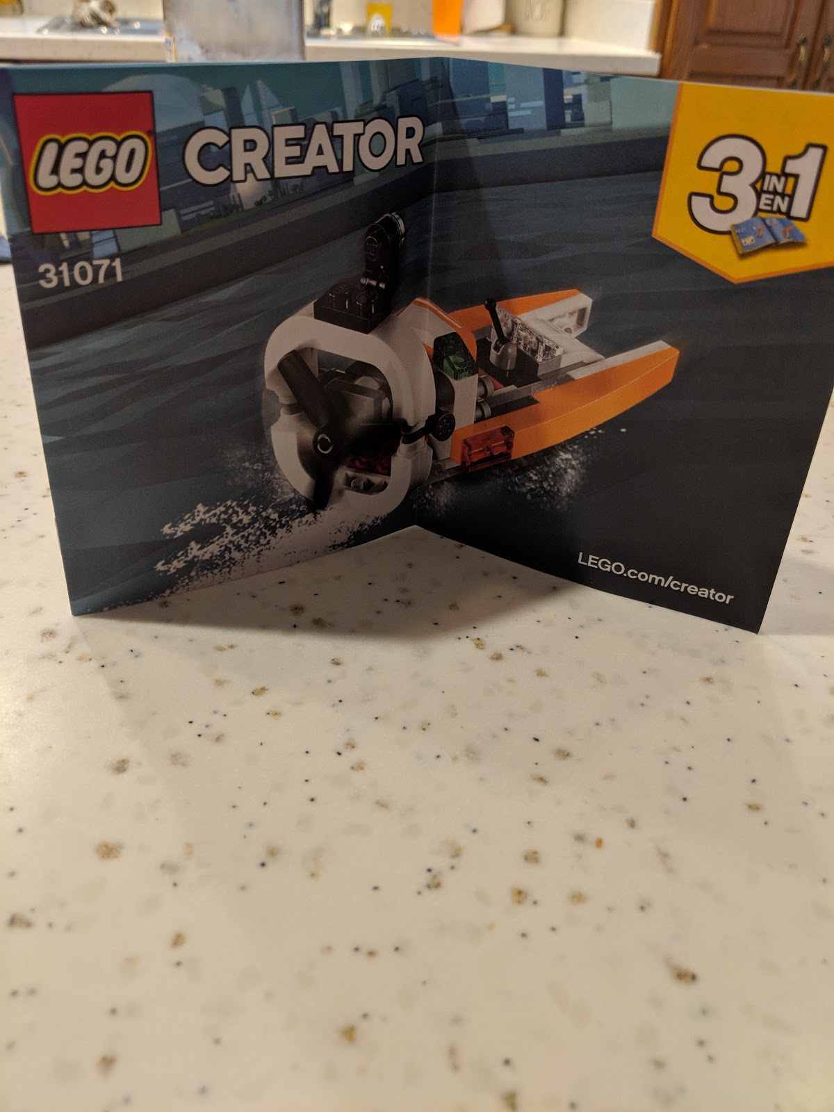 Let's Build - LEGO Creator (3 in 1) - "Speed Boat"
