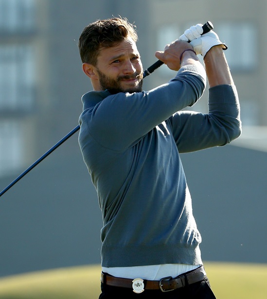 VJBrendan.com: Jamie Dornan Playing Golf at the 2015 Alfred Dunhill ...