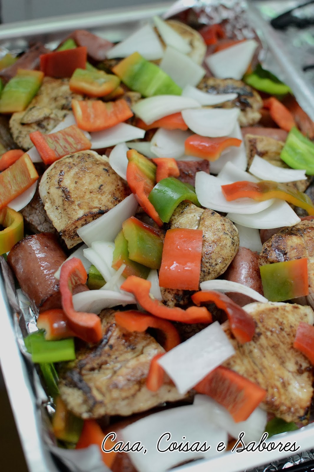 Antes de ir para o forno