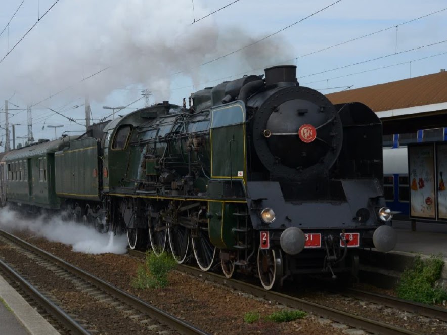 Ferrovissime: Train spécial Pacific 231 K 8