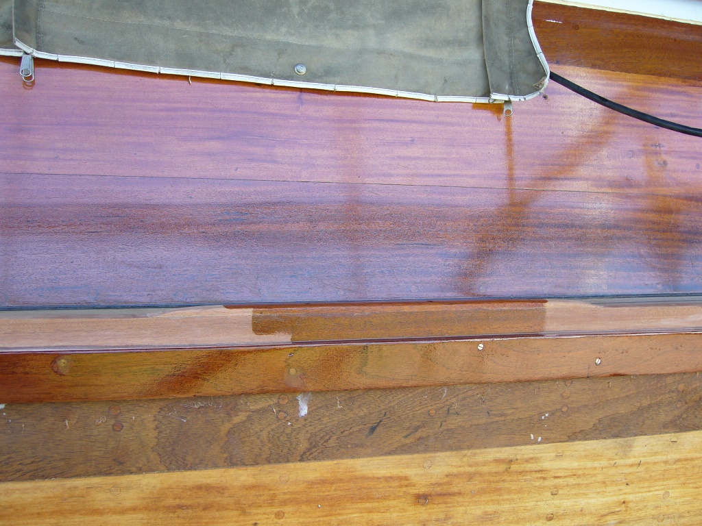 Storebro 34 Rebuilt: Toe Rail and Rubbing stroke