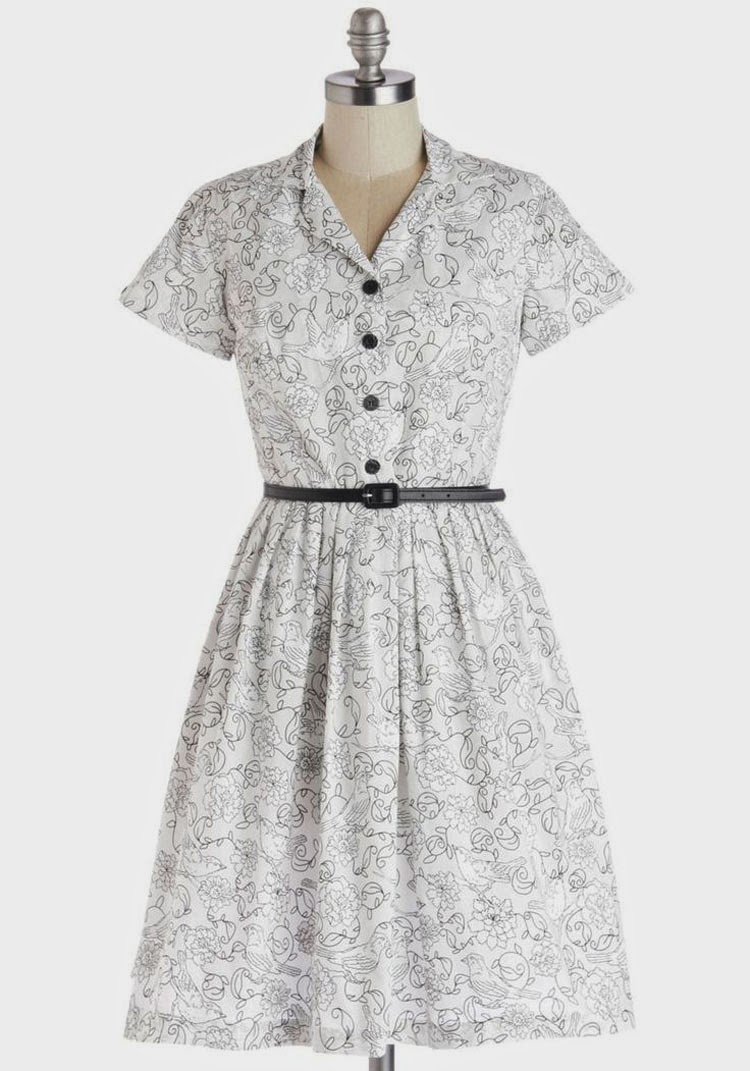 ModCloth Black and White Wishlist | Art Loves Company