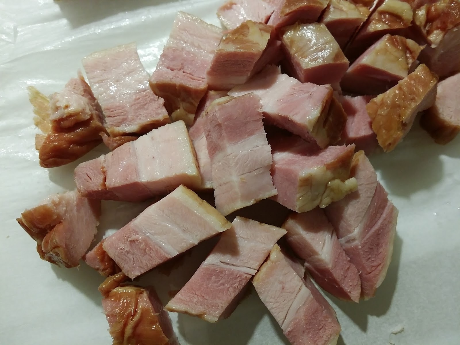 Frying Polish Style Pressed Bacon Photos