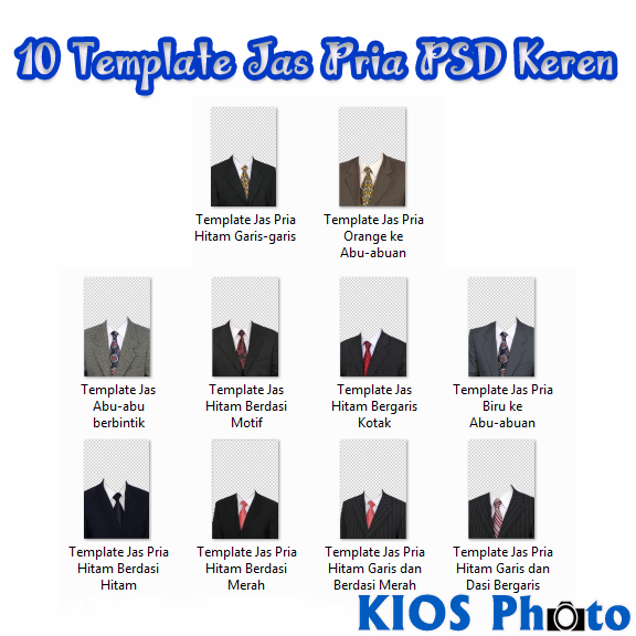 10 Template Jas Pria PSD Keren | @TavaZan Blog | Wahyu's