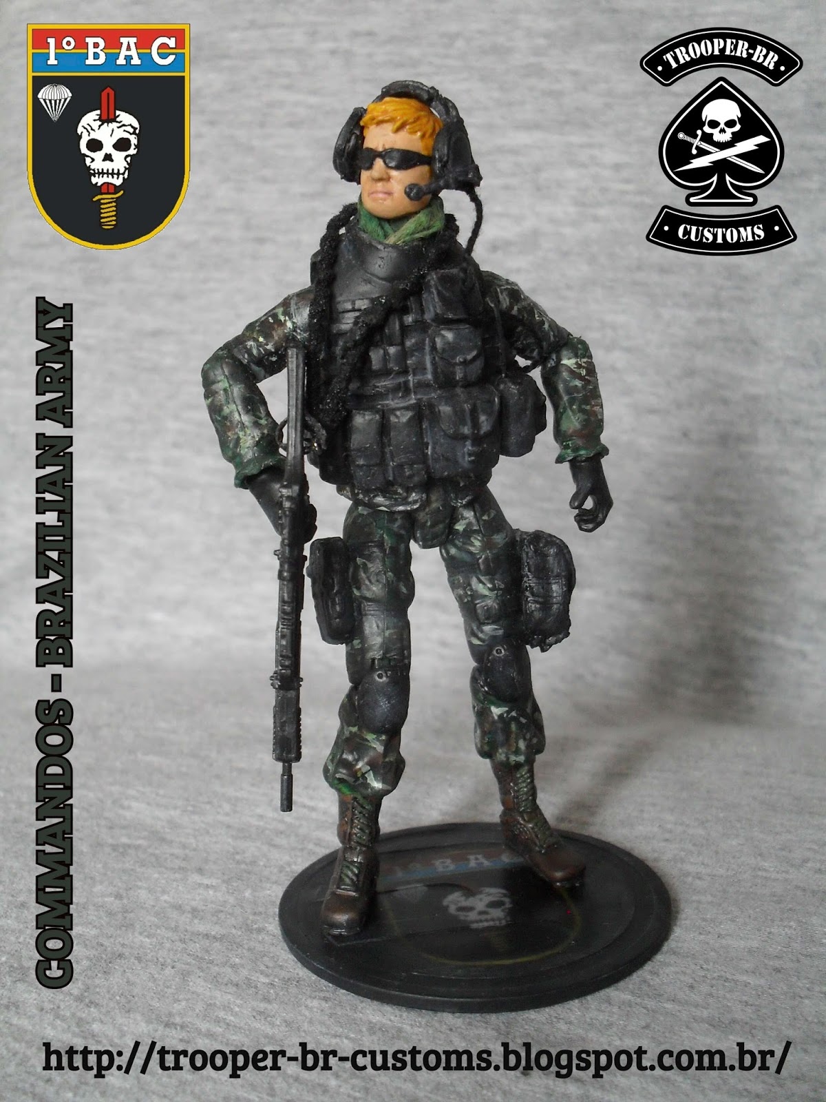 Gi joe Custom Action Figures: Comandos - Exército Brasileiro ...
