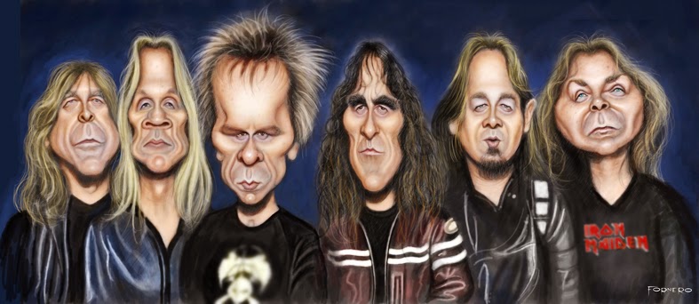 Humor: as melhores caricaturas do Iron Maiden