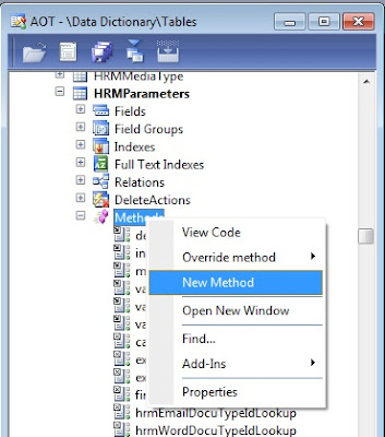 Microsoft Dynamics Ax: How to use generated number sequence at table level