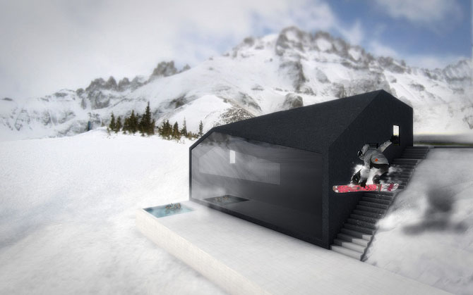 Minimalist Comfortable Snow House Architecture Design Ideas