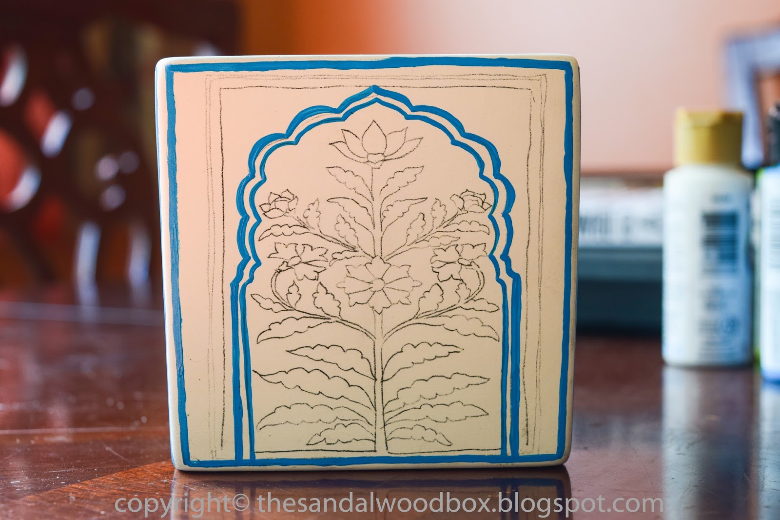 The Sandalwood Box: Jaipur Blue Pottery