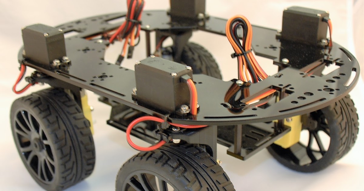 Andromina Robot V 2 0 Arduino Ruedas Grandes Y Robots El Robot 4x4 Andromina Con 4 Ruedas