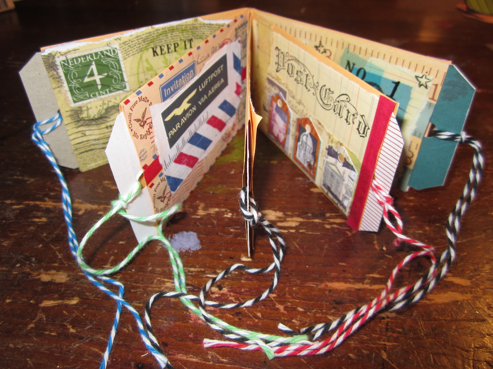 Drawing near: Collaged Coin Envelope Mini-Books