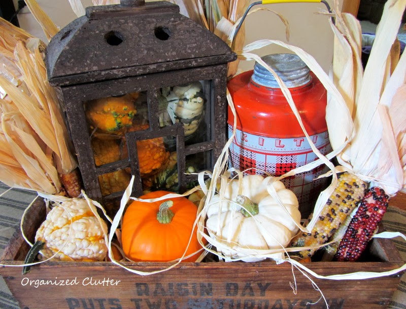 More Rustic Autumn Vignettes - Organized Clutter